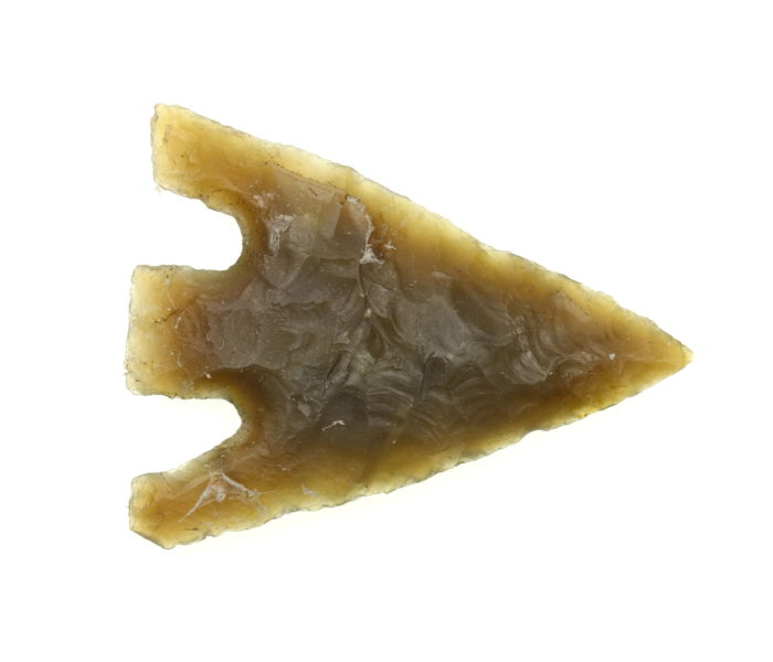 Neolithic 2500-1500BC Flint Barbed & Tanged Arrowhead - The Simon Camm ...