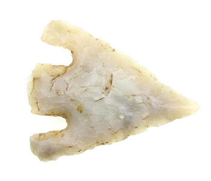 Neolithic 2500-1500BC Flint Barbed & Tanged Arrowhead - The Simon Camm ...