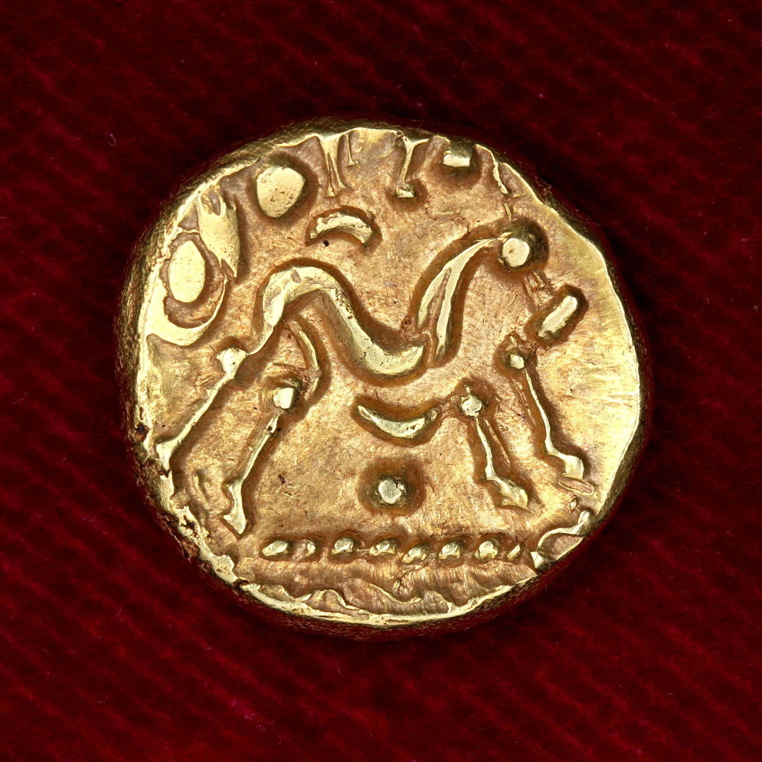 Gallo Belgic Gold Stater 50BC Ambiani E Gallic War Uniface - Silbury ...
