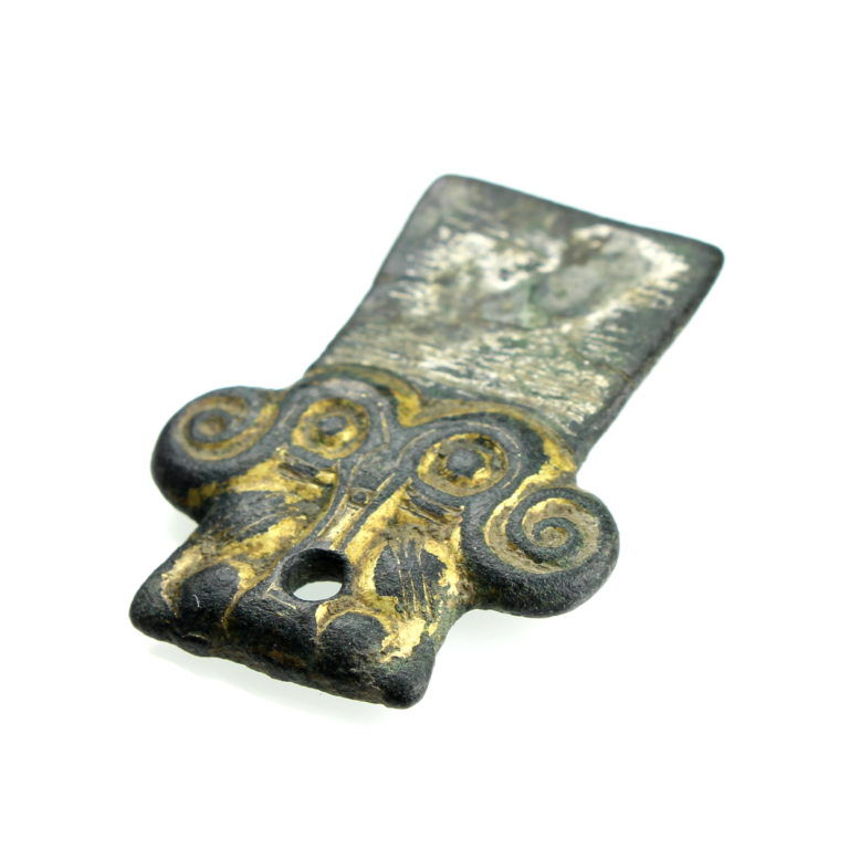 Anglo Saxon Gold Gilded Chip Carved Bronze Mount 6th/7th Century AD ...