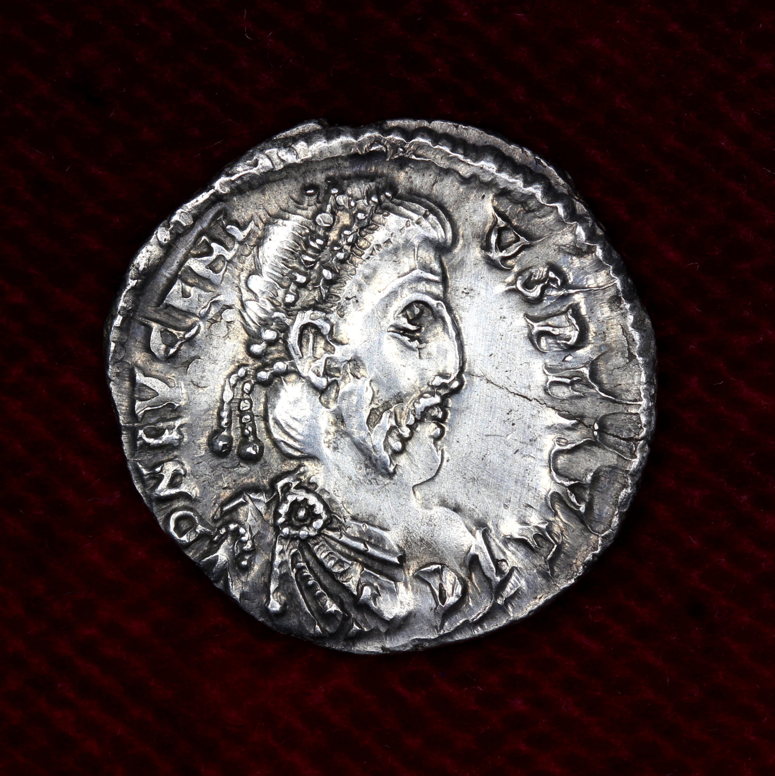 Eugenius 392-394AD Silver Siliqua, Trier - Silbury Coins : Silbury Coins