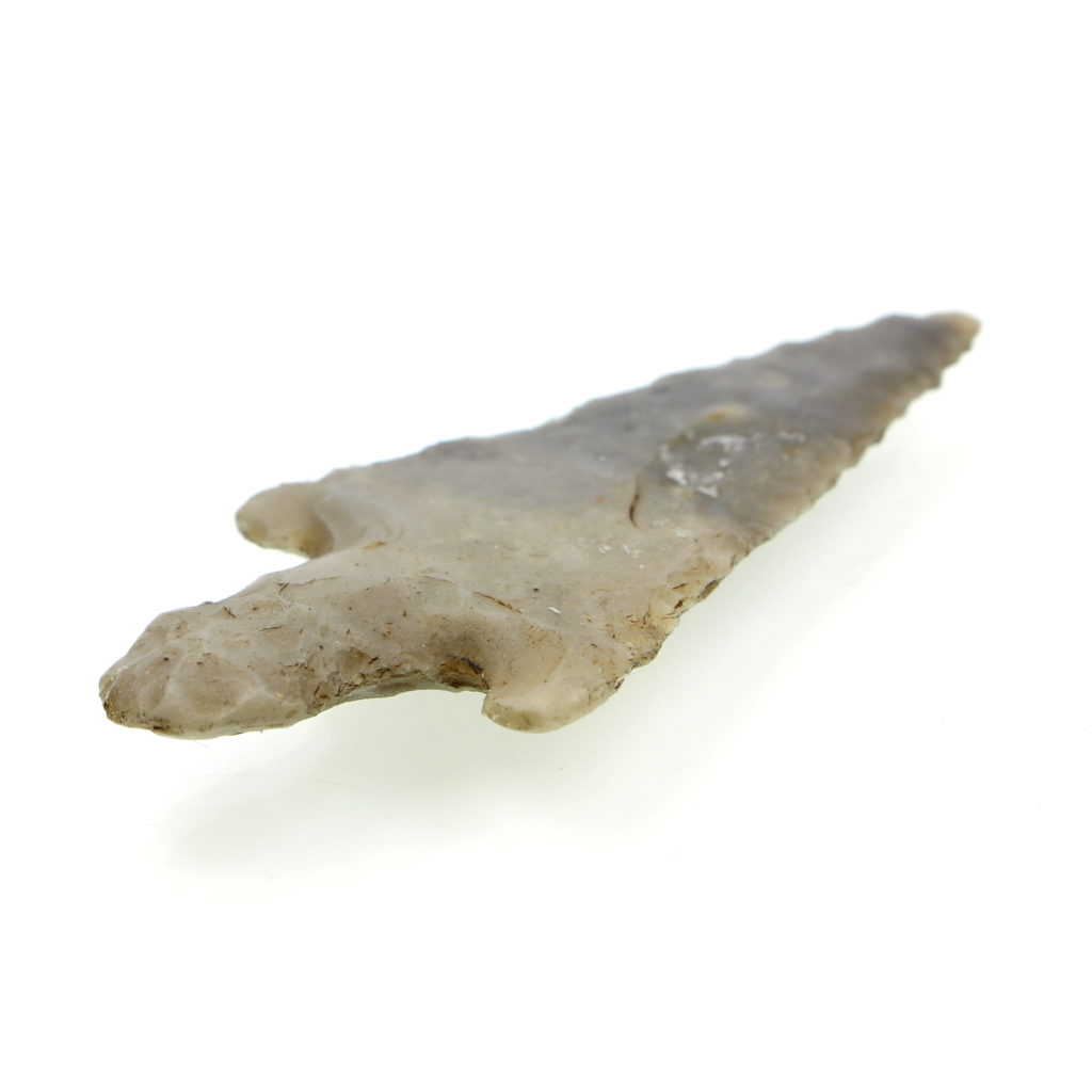 Bronze Age 2500-1500BC Flint Barbed & Tanged Arrowhead - The Simon Camm ...