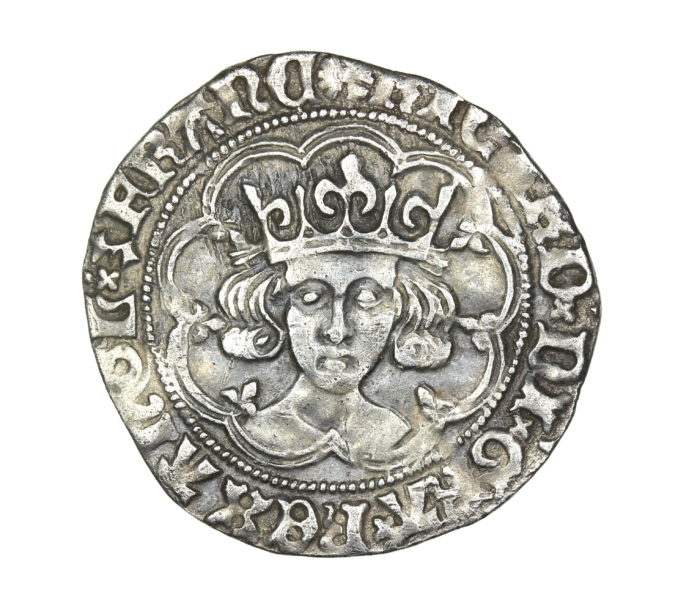 Richard III 1483-1485AD Silver Groat London mint. mm. Sun / Rose ...