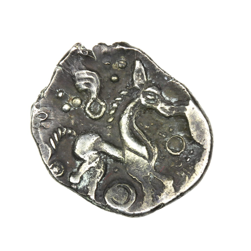 Catuvellauni 1st Century BC Lister's Celtic Head Silver Unit extremely ...