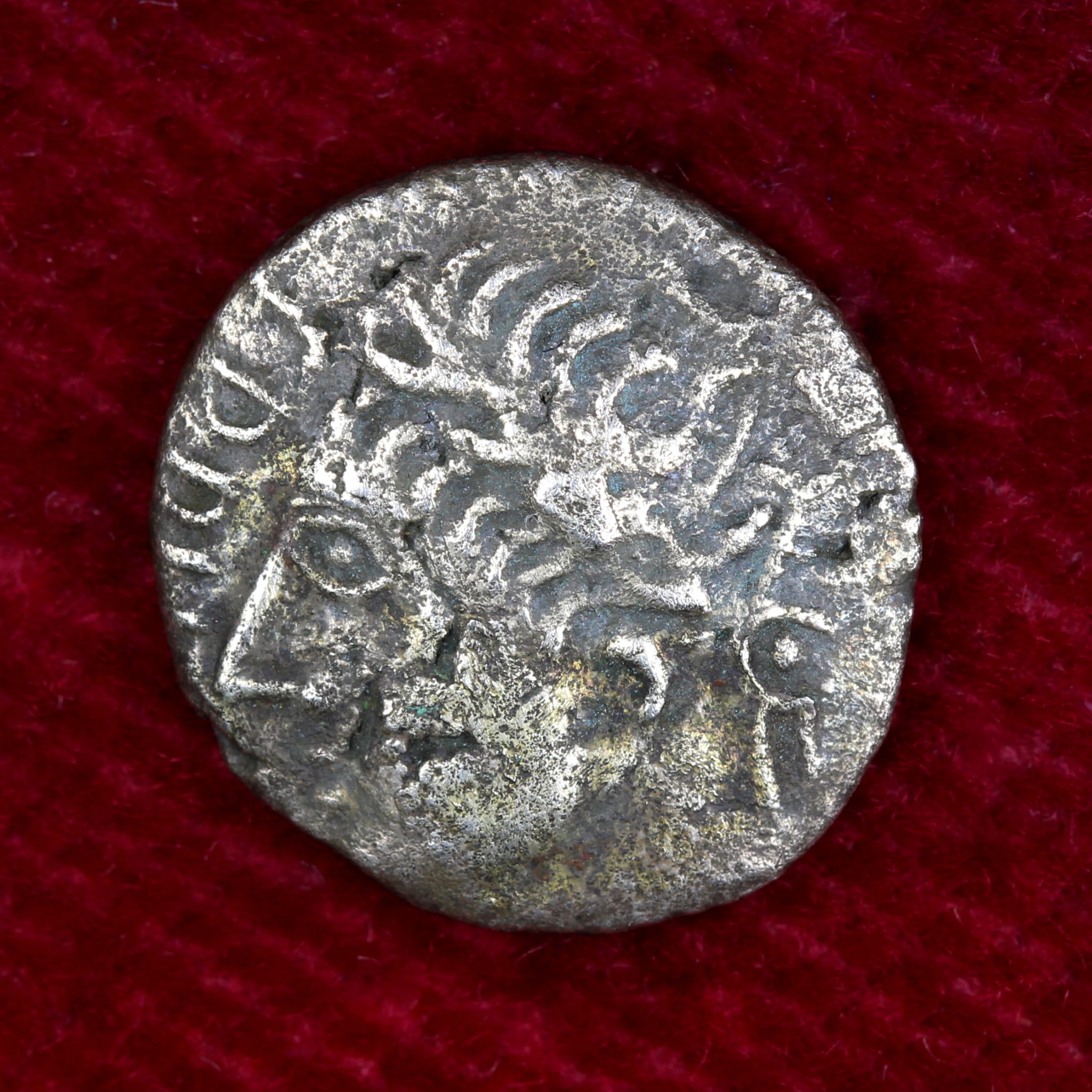 Cantiaci Eppillus 1-15AD Eppillus Carnyx Silver Unit, extremely rare ...