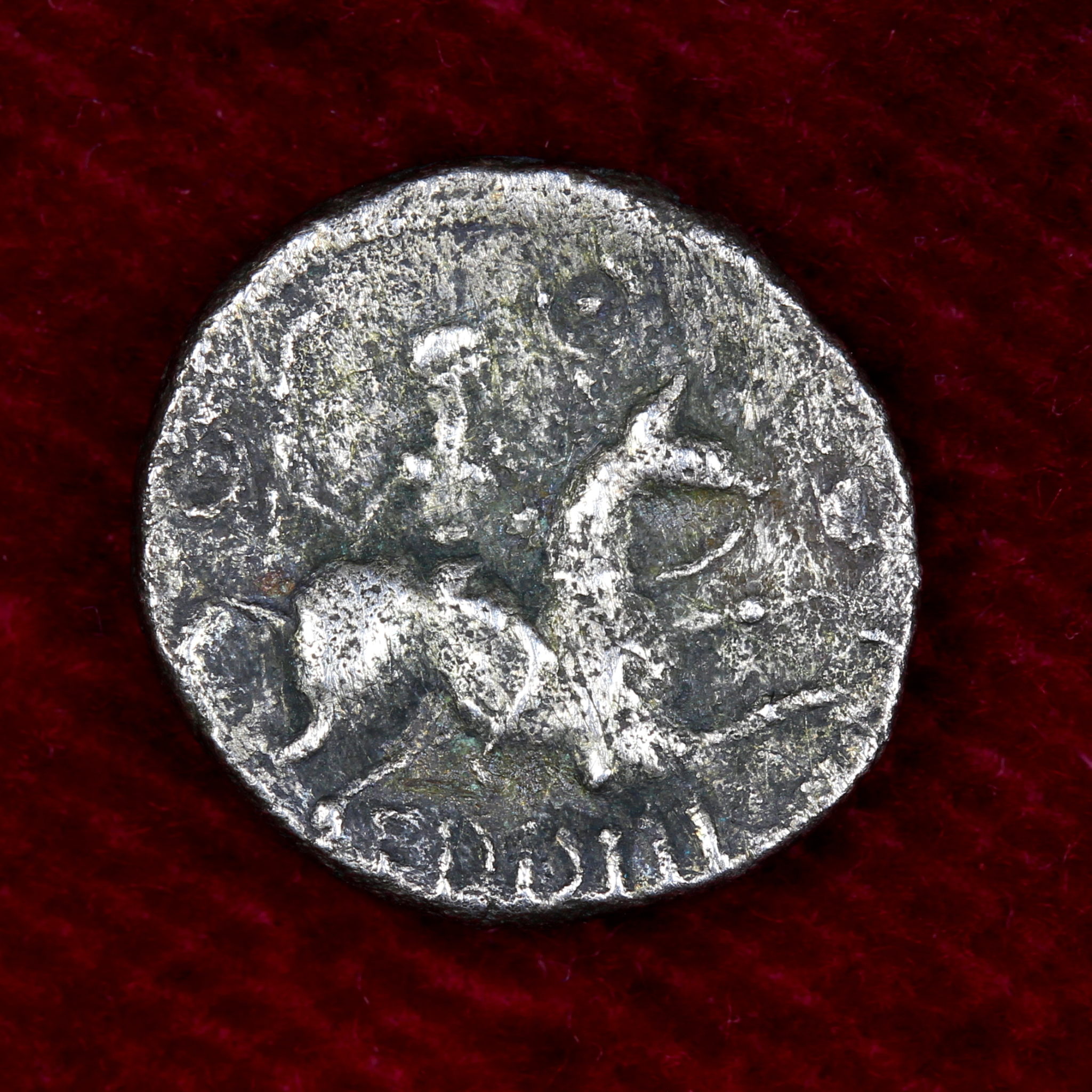 Cantiaci Eppillus 1-15AD Eppillus Carnyx Silver Unit, extremely rare ...