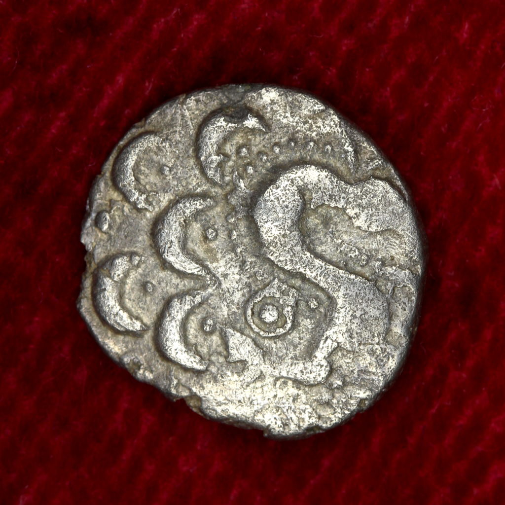 Belgae Danebury Dragon Silver Unit 1st Century BC, Extremely rare ...