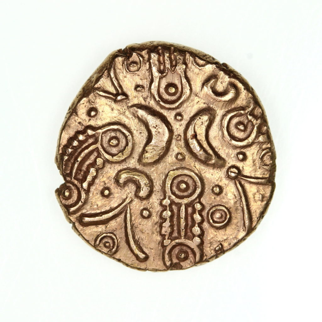 Catuvellauni Tasciovanos 25BC - AD10 Gold Stater Tasciovanos Warrior ...