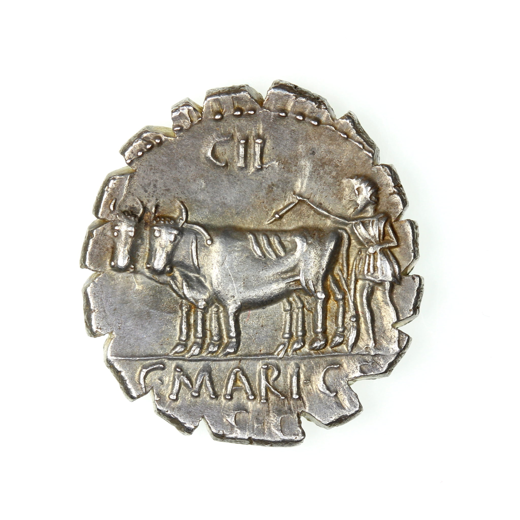 Roman Republic C. Marius + C.f. Capito 81BC Silver Denarius - Silbury ...