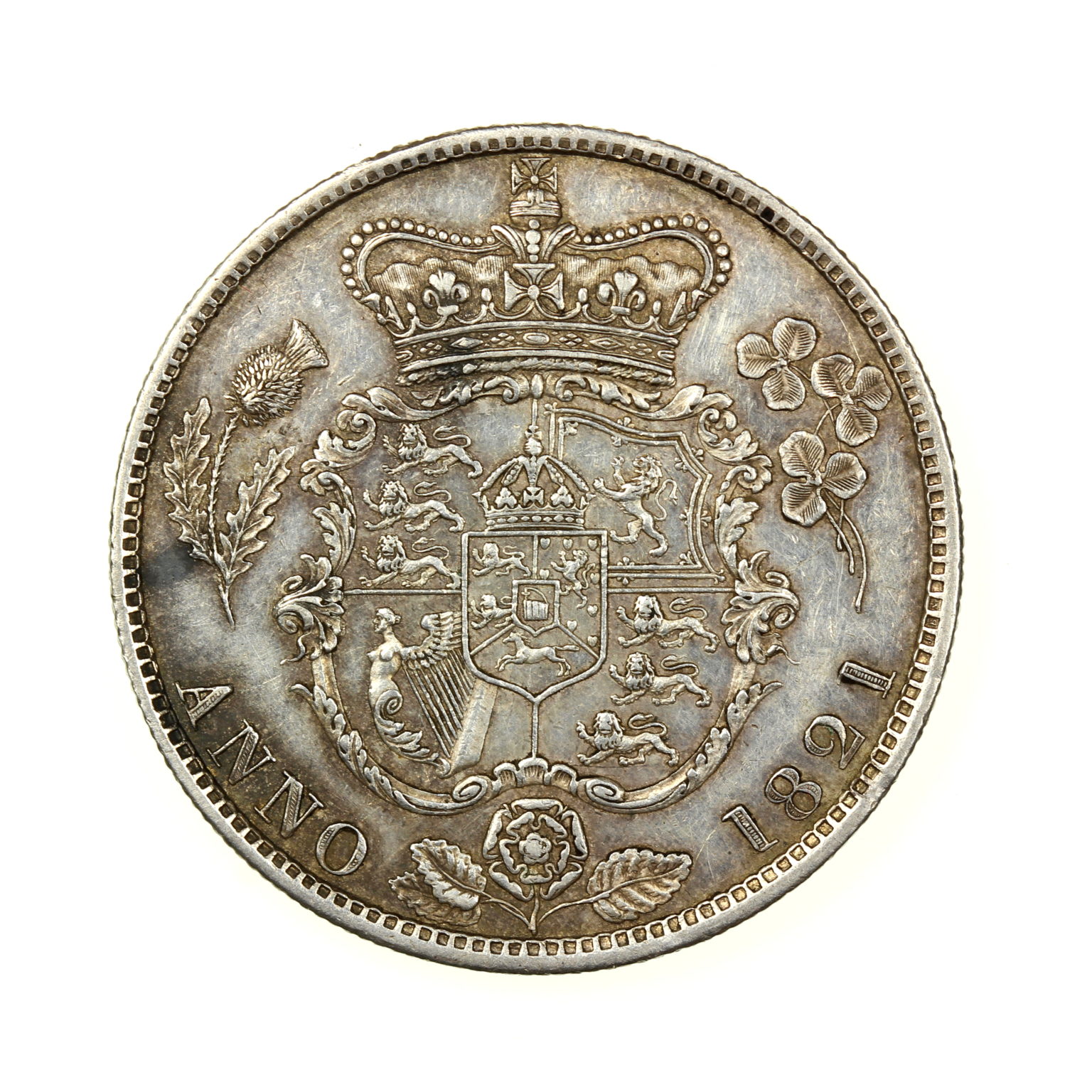 George IV AD 1820-1830 Silver Halfcrown AD 1821 - Silbury Coins ...