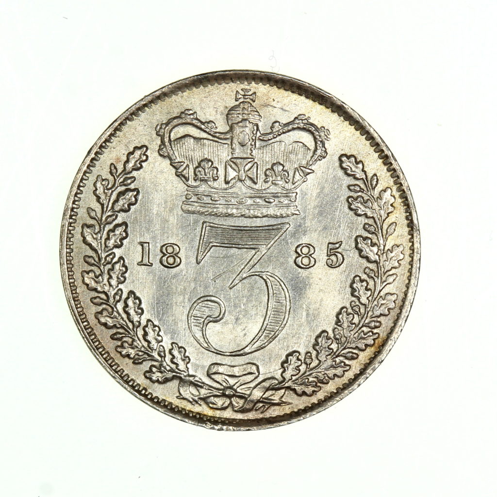 Victoria AD 1837-1901 Silver Threepence AD 1885 - Silbury Coins ...