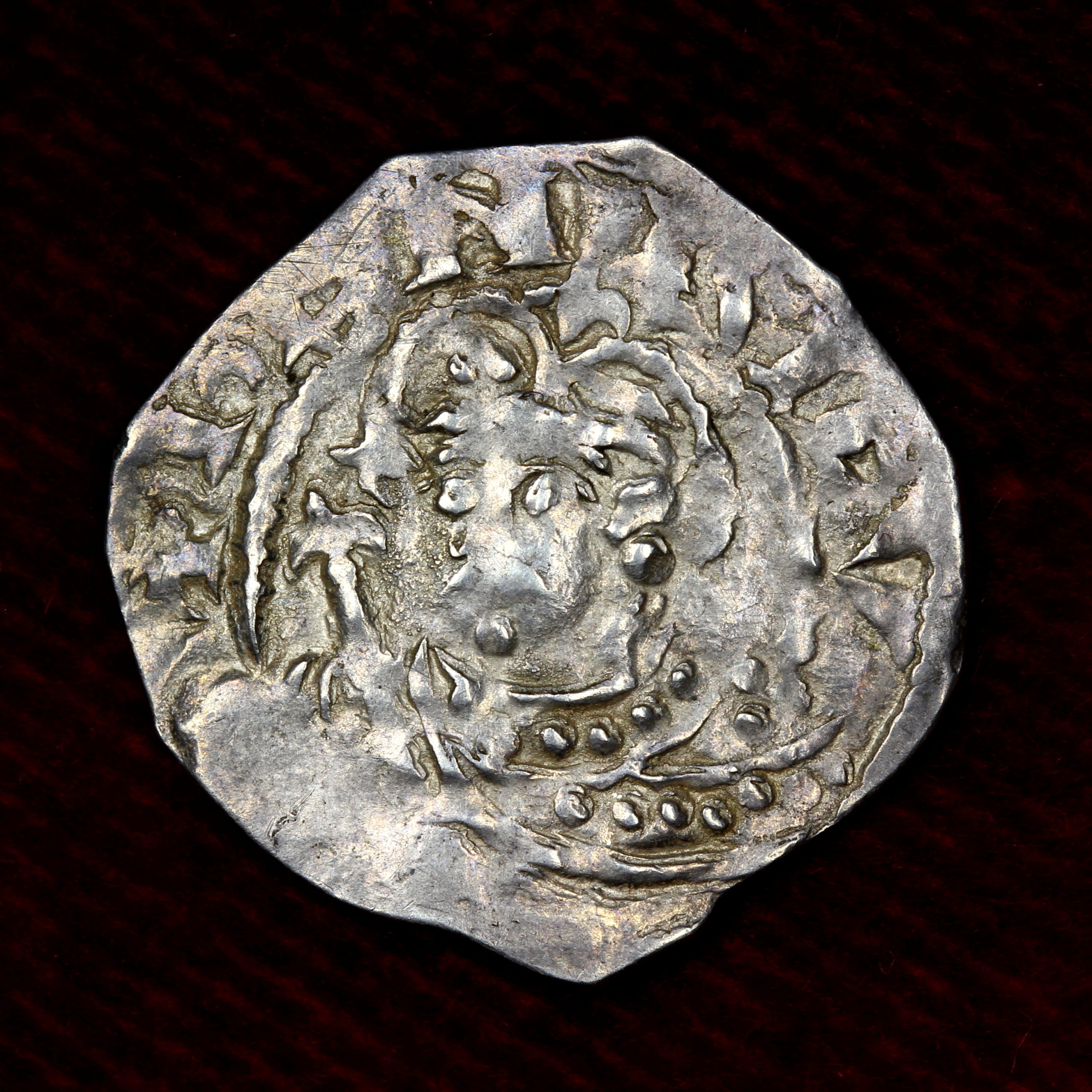 Henry I AD 1100-1135 Silver Penny Type 15 Quadrilateral on Cross Fleury ...