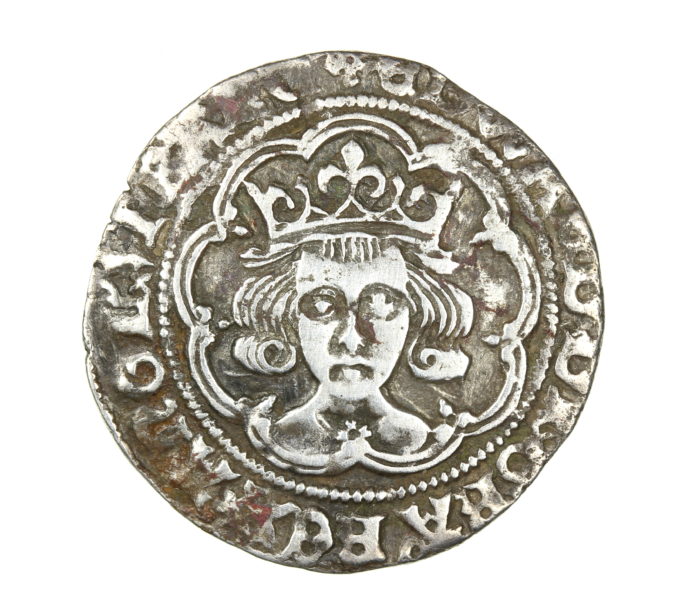 Edward IV AD 1471-1483 2nd reign Silver Groat London mint. Rose mm ...