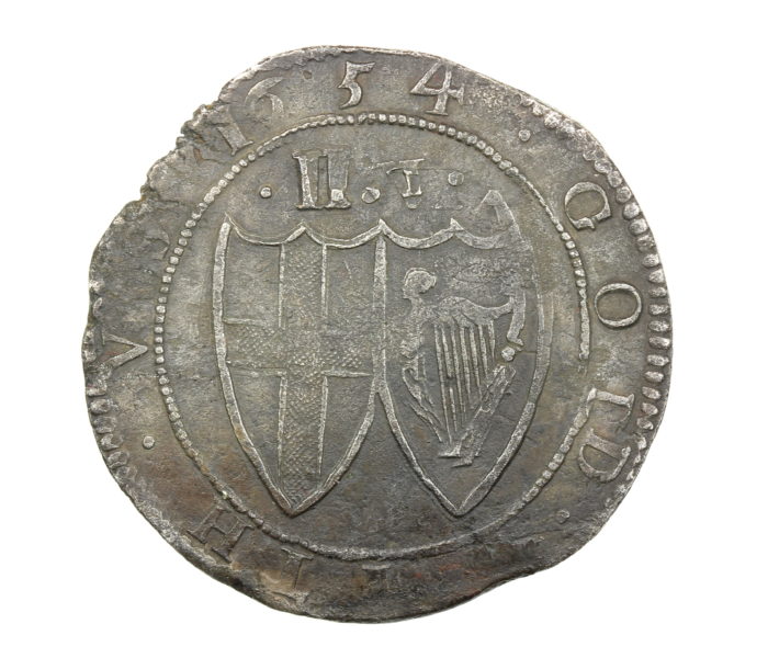 Commonwealth AD 1649-1660 Silver Halfcrown AD 1654 - Silbury Coins ...
