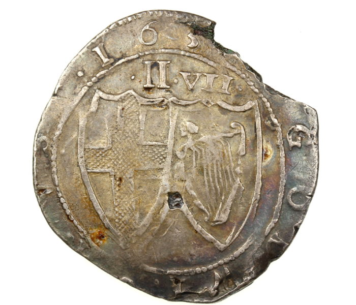 Commonwealth AD 1649-1660 Silver Halfcrown contemporary forgery ...