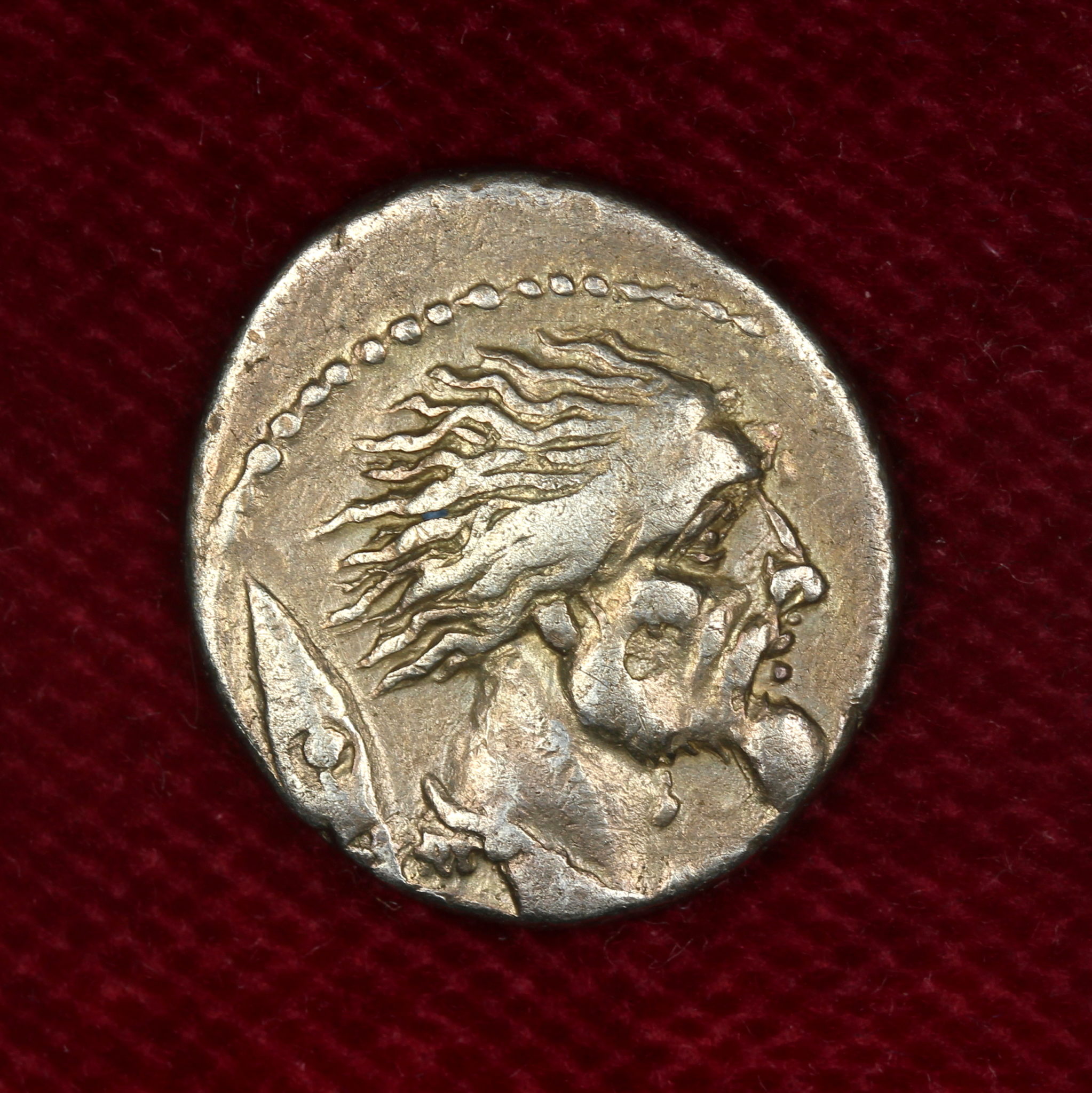 Roman Republic L. Hostilius Saserna Silver Denarius 48BC Rome ...
