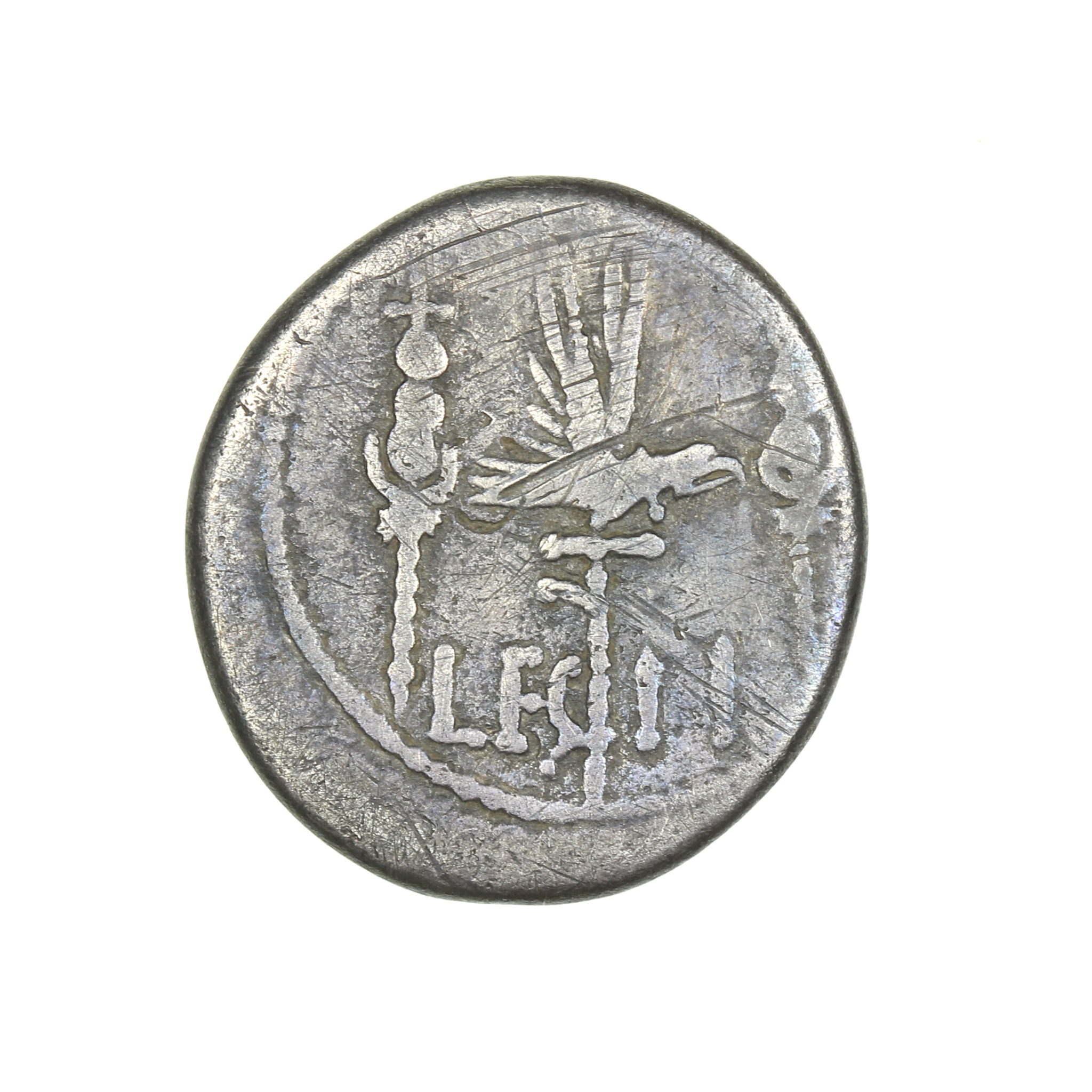 Mark Antony 32-31BC Silver Legionary Denarius Legion II - Silbury Coins ...
