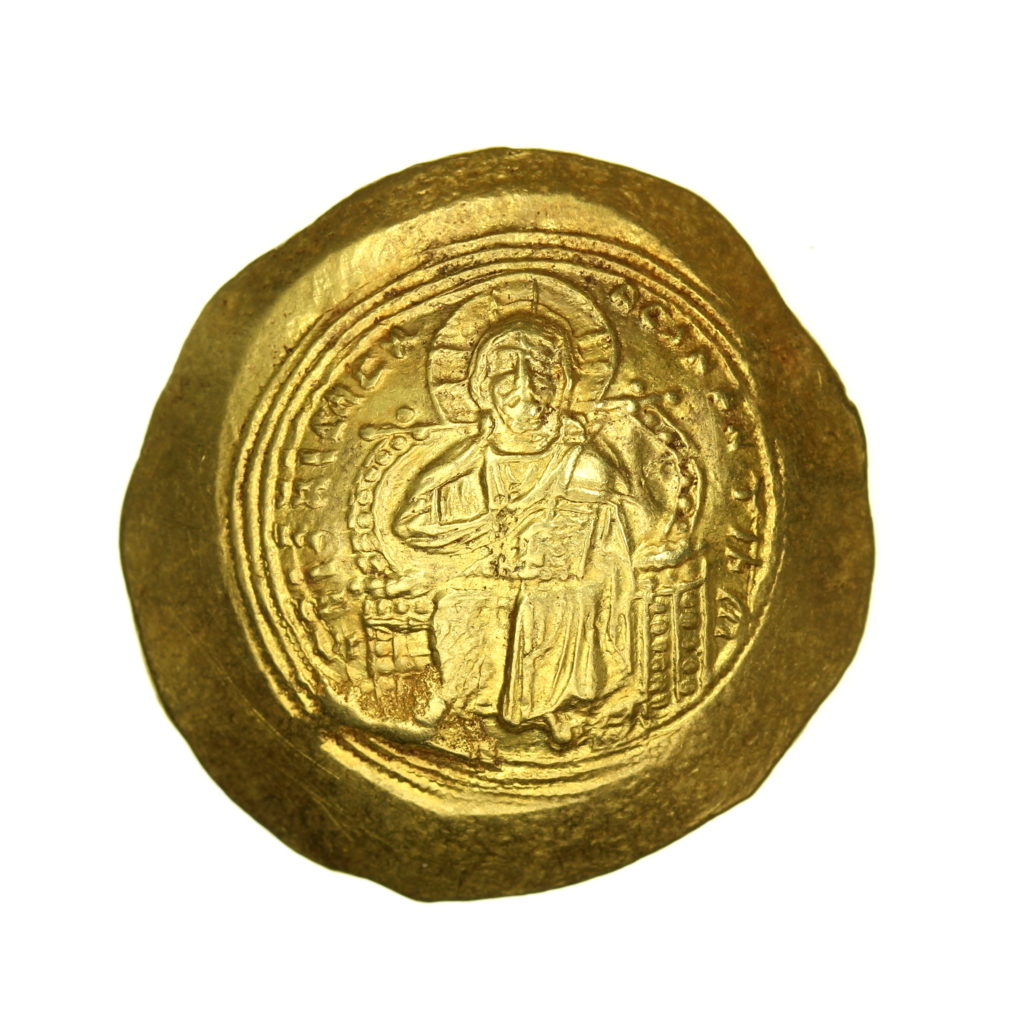 Byzantine Constantine IX Monomachus AD 1042-1055 Gold Histamenon ...