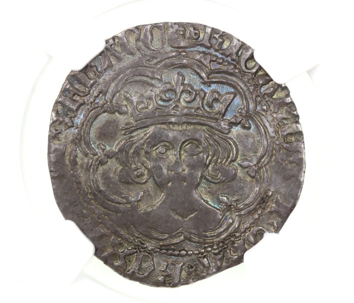 Richard III AD 1483-1485 Silver Groat Boars Head London AU55 - Silbury ...