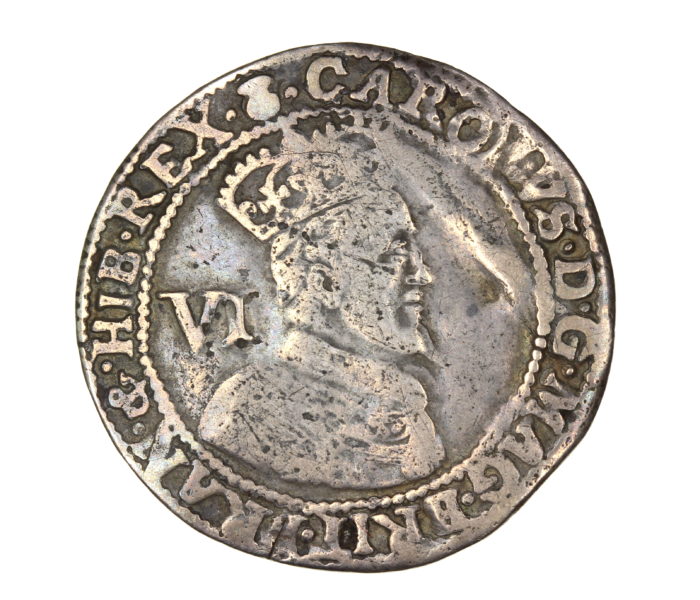 Scotland Charles I AD 1625-1649 Silver Six Shillings First coinage AD ...