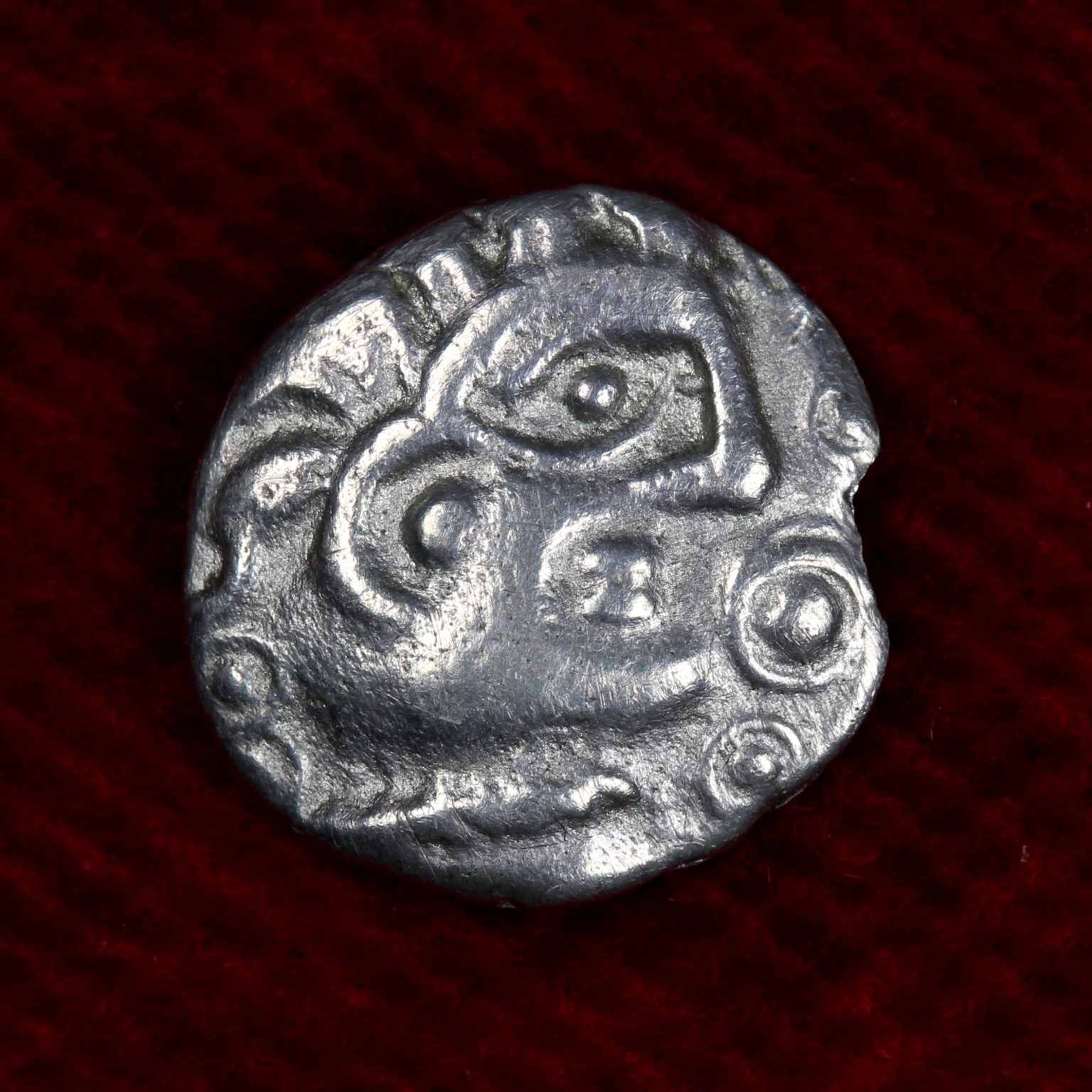 Cantiaci 1st Century BC Silver Unit Torc Head Pegasus type - Silbury ...