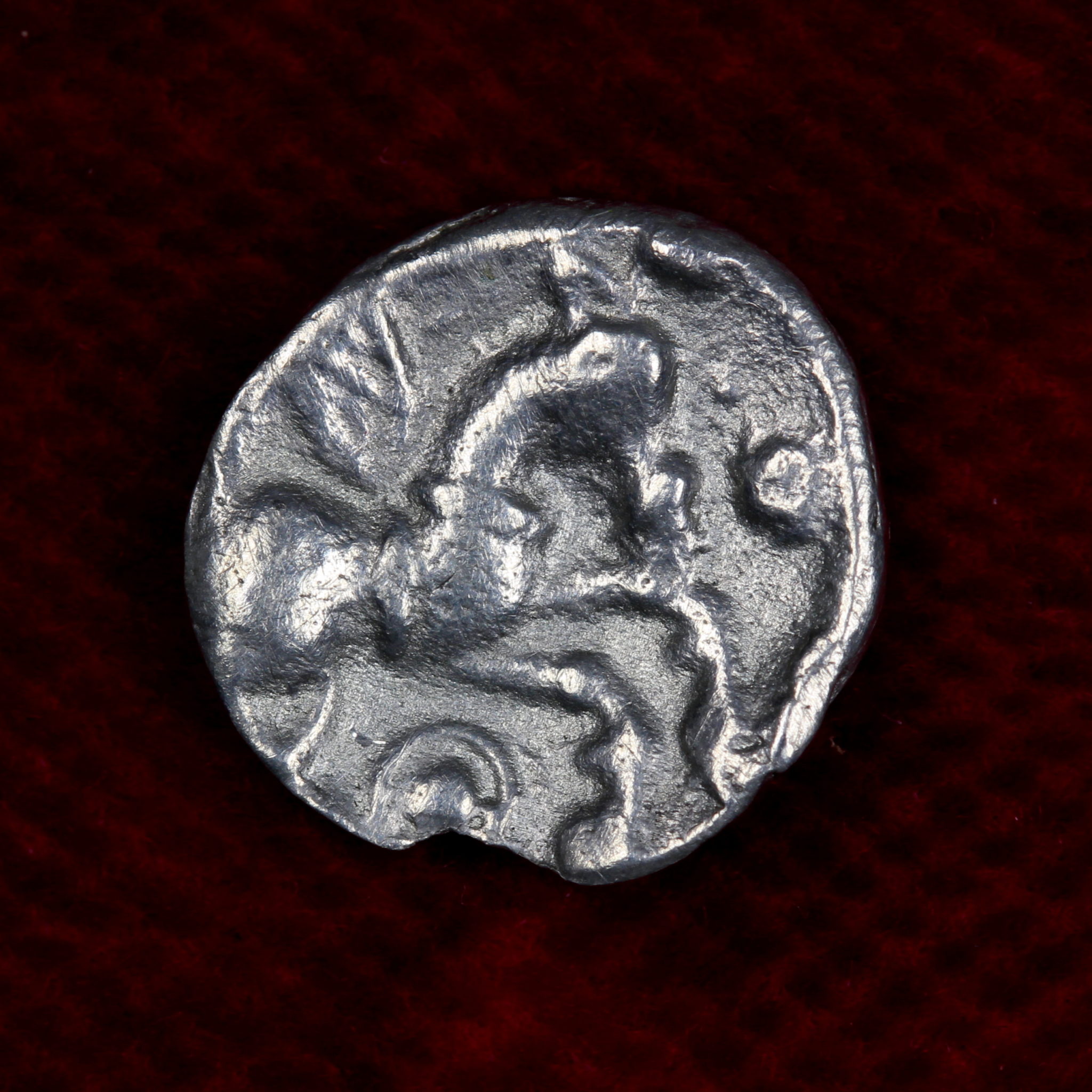 Cantiaci 1st Century BC Silver Unit Torc Head Pegasus type - Silbury ...