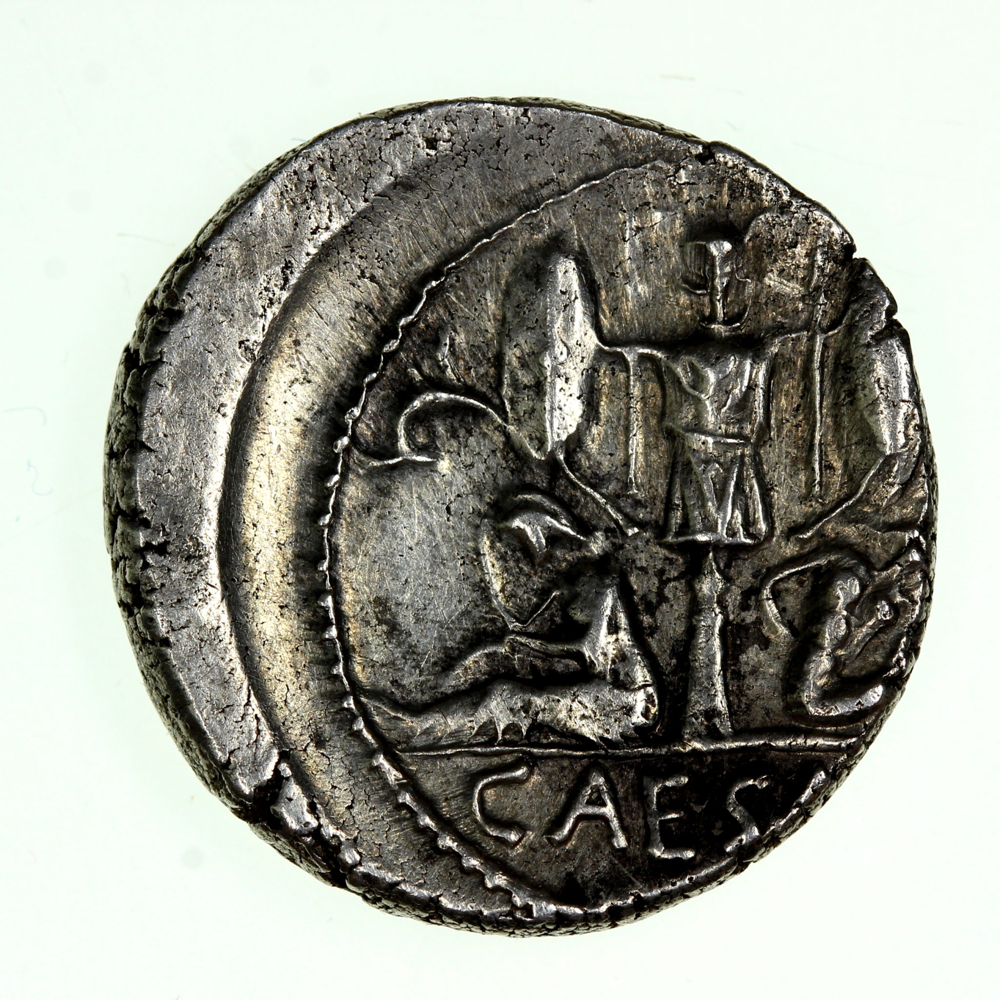 Julius Caesar 49-44 BC Silver Denarius - Silbury Coins : Silbury Coins