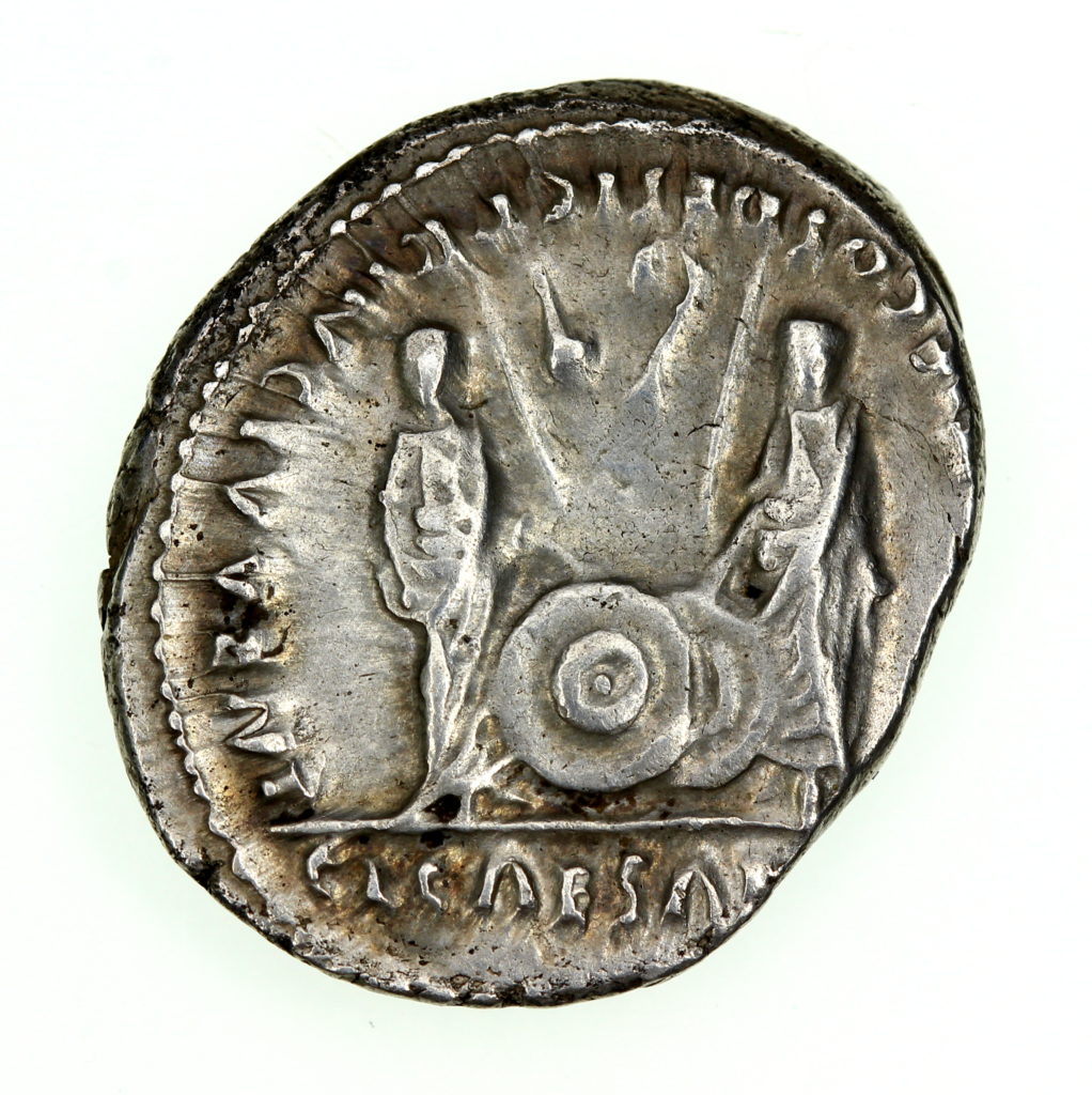 Augustus 27 BC-AD 14 Silver Denarius Lyon mint - Silbury Coins ...