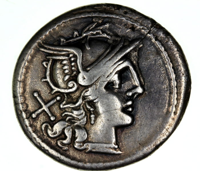 ROMAN REPUBLIC 211-206 BC Silver Denarius - Silbury Coins : Silbury Coins
