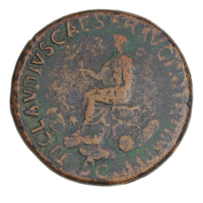 NERO CLAUDIUS DRUSUS father of Claudius AD 41-54 Brass Sestertius Rome ...