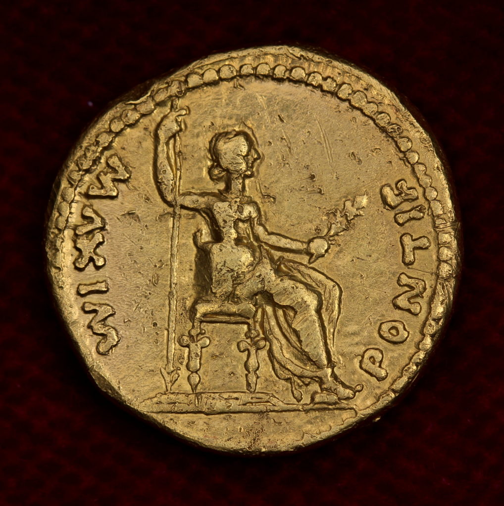 Tiberius AD 14-37 Gold Aureus Rome mint The Twelve Caesars - Silbury ...