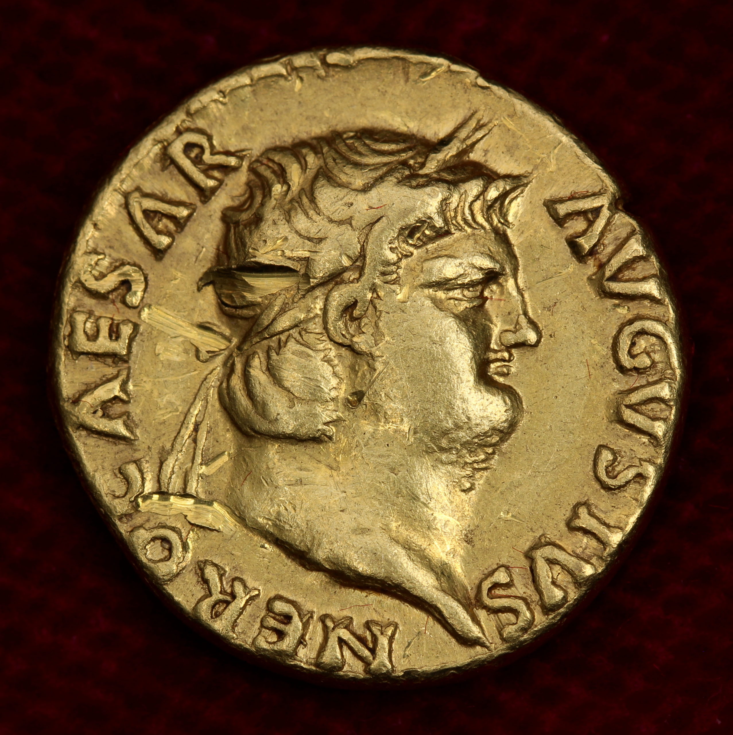Nero AD 54-68 Gold Aureus Rome mint The Twelve Caesars - Silbury Coins ...
