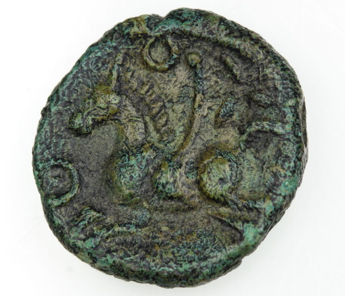 Catuvellauni Tasciovanus 25 BC-AD 10 Pegasus Trefoil Bronze Unit ...
