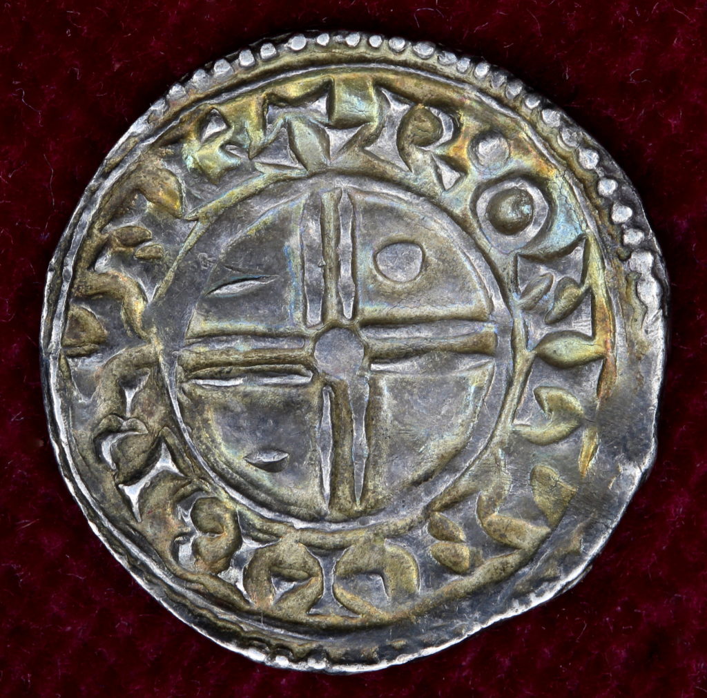 Cnut AD 1061-1035 Silver Penny, Short Cross type London - Silbury Coins ...