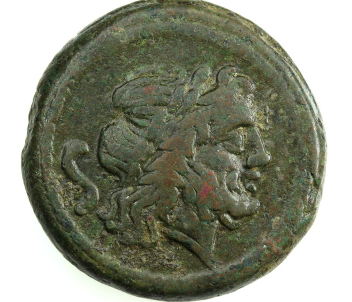 Roman Republic 211-206 BC Bronze Semis - Silbury Coins : Silbury Coins