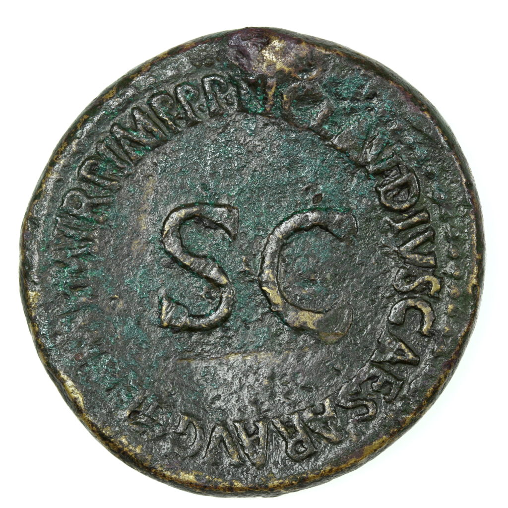 Agrippina Senior Issued by Claudius AD 41-54 Brass Sestertius - Silbury ...