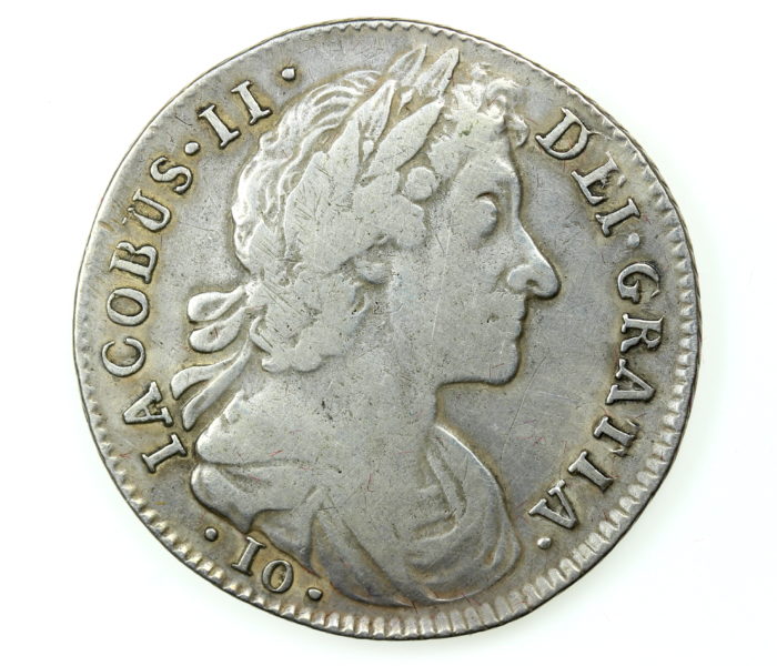 SCOTLAND James VII AD 1685-1688 Silver Ten Shillings AD 1688 - Silbury ...