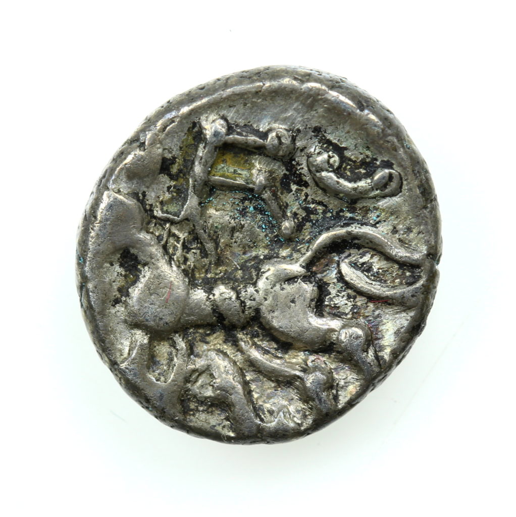 Atrebates Commios c 50-25 BC Ladder Head E Silver Unit - Silbury Coins ...