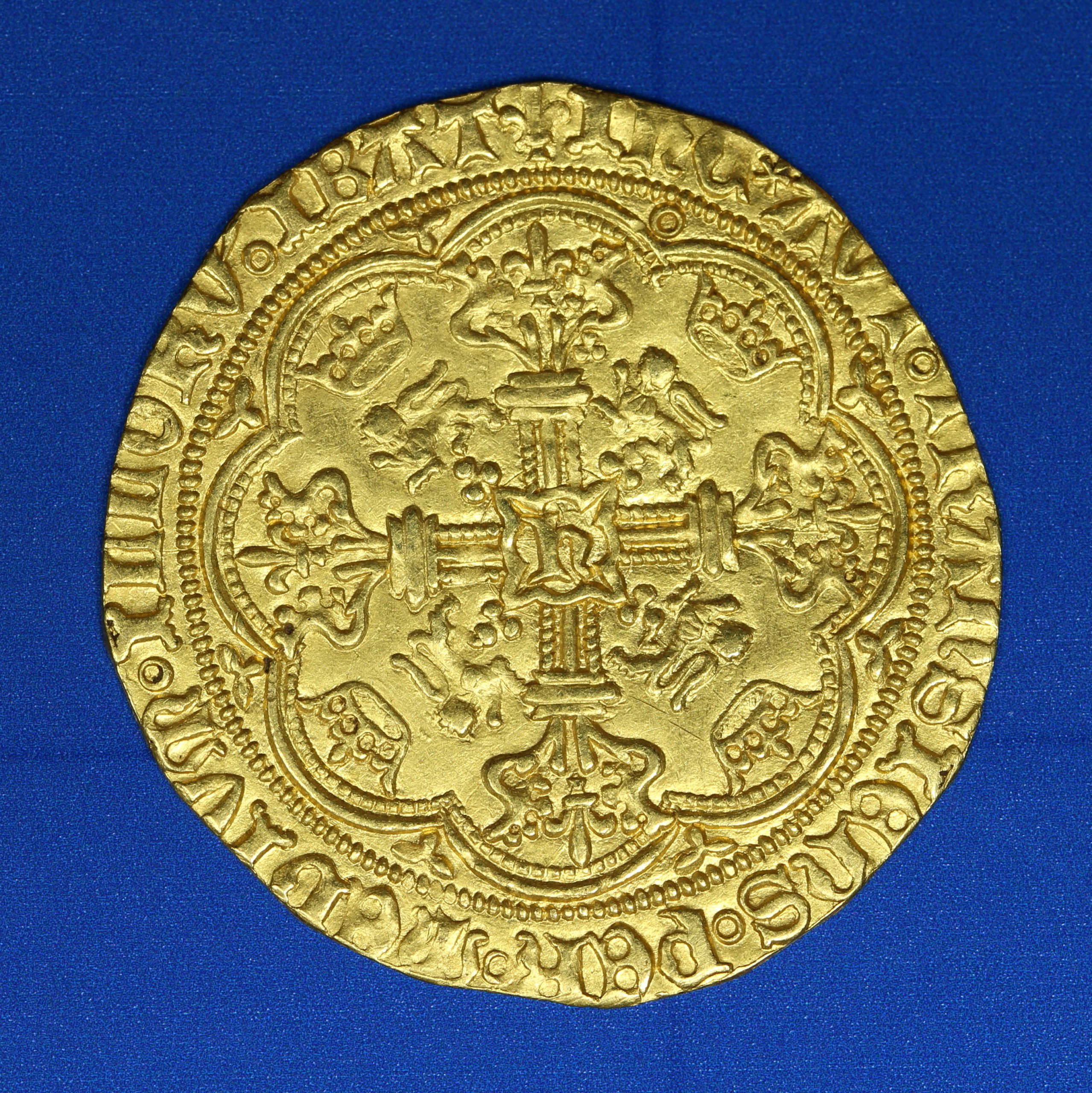 Henry VI AD 1422-1461 (1st Reign) Gold Noble, London Annulet issue ...