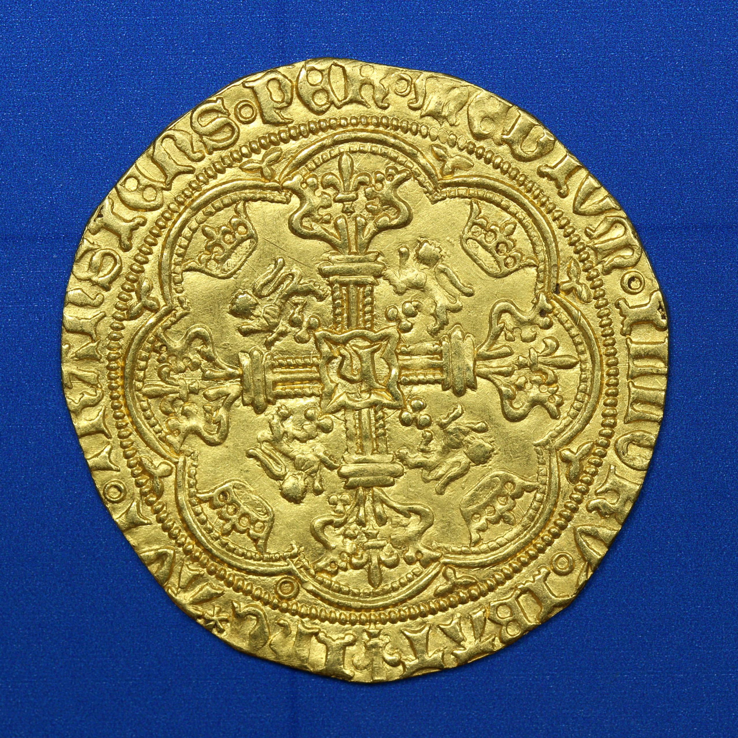 Henry VI AD 1422-1461 (1st Reign) Gold Noble, London Annulet issue ...