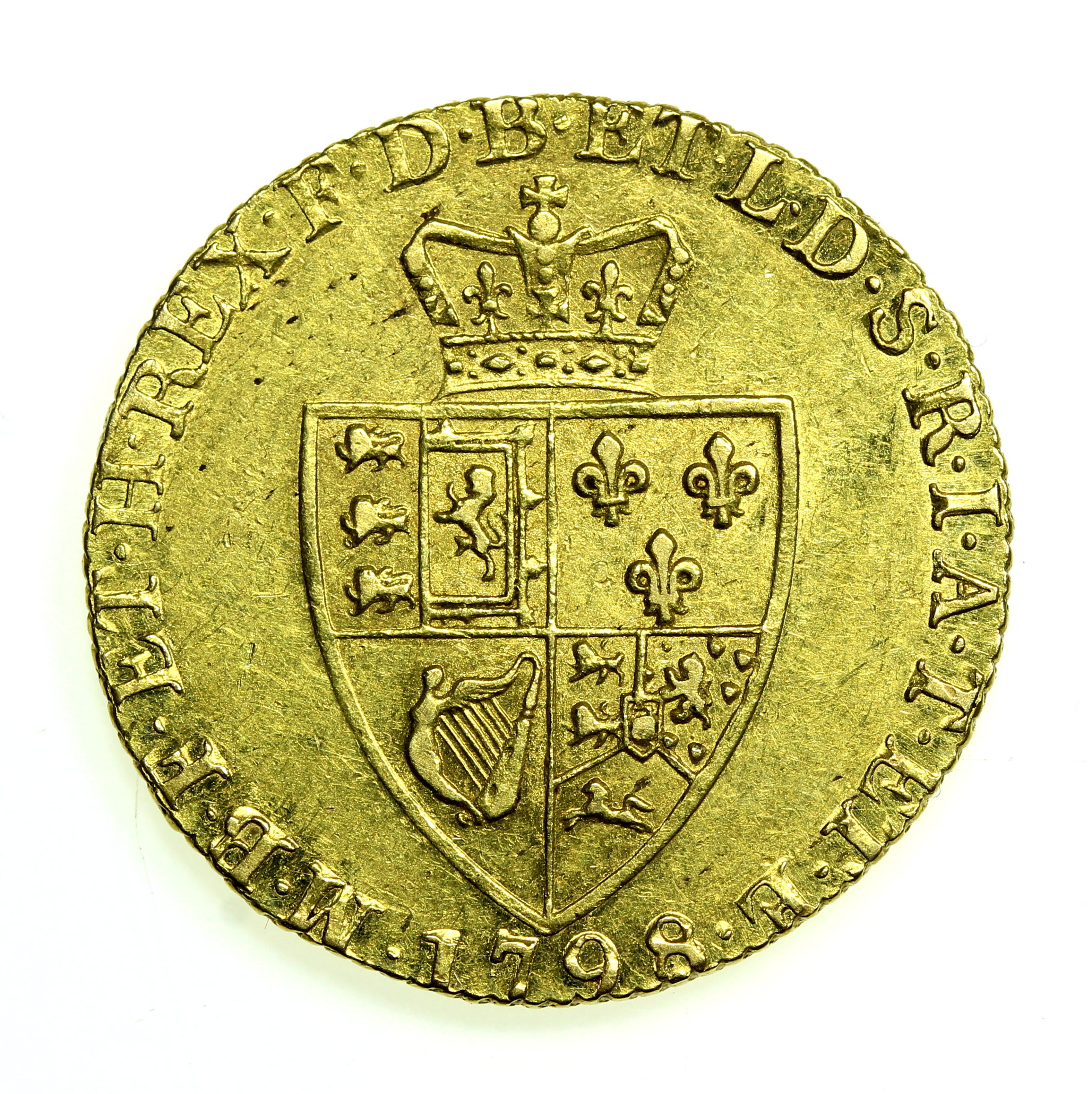 George III AD 1760-1820 Gold 'Spade' Guinea AD 1798 - Silbury Coins ...