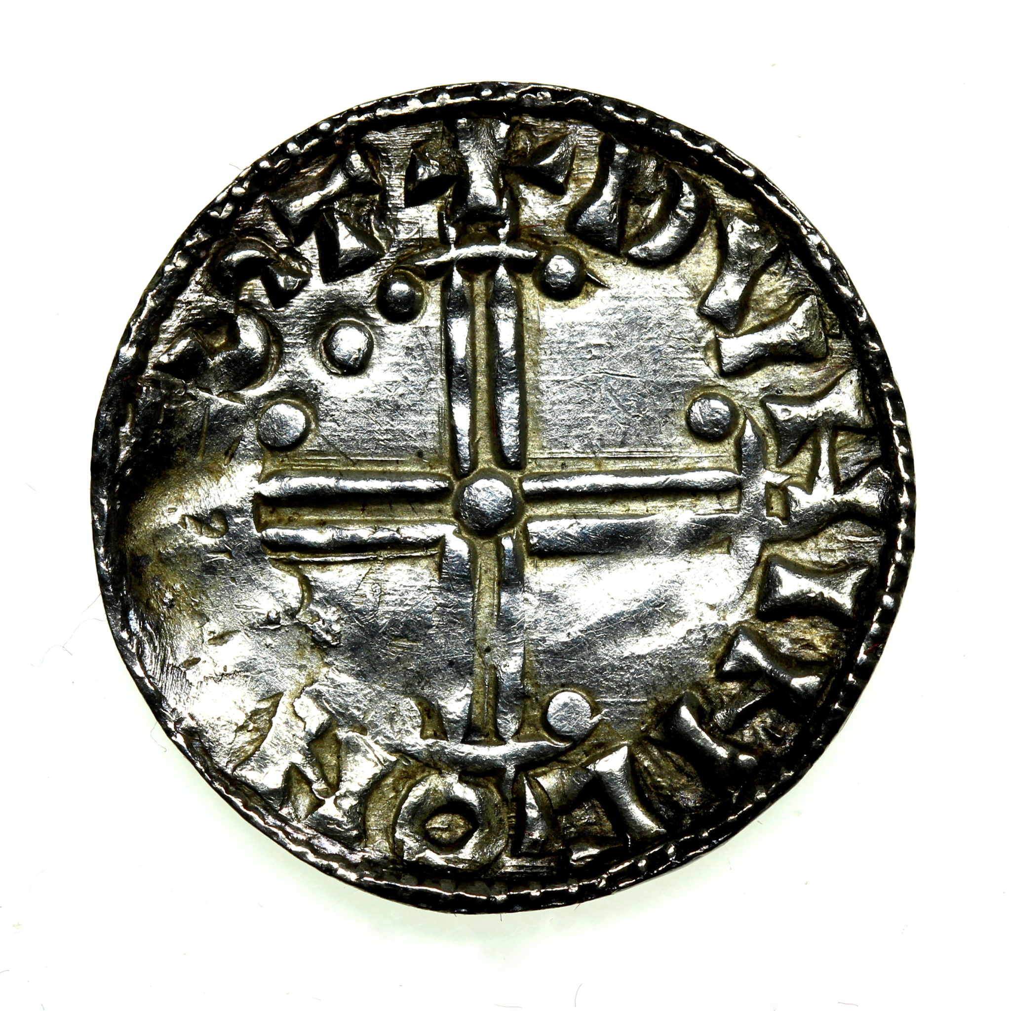 Edward the Confessor AD 1042-1066 Silver Penny Hammer Cross type ...