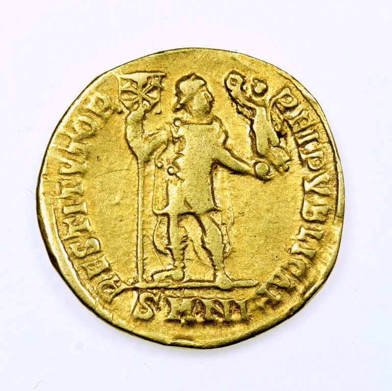 Valens AD 364-378 Gold Solidus Nicomedia - Silbury Coins : Silbury Coins
