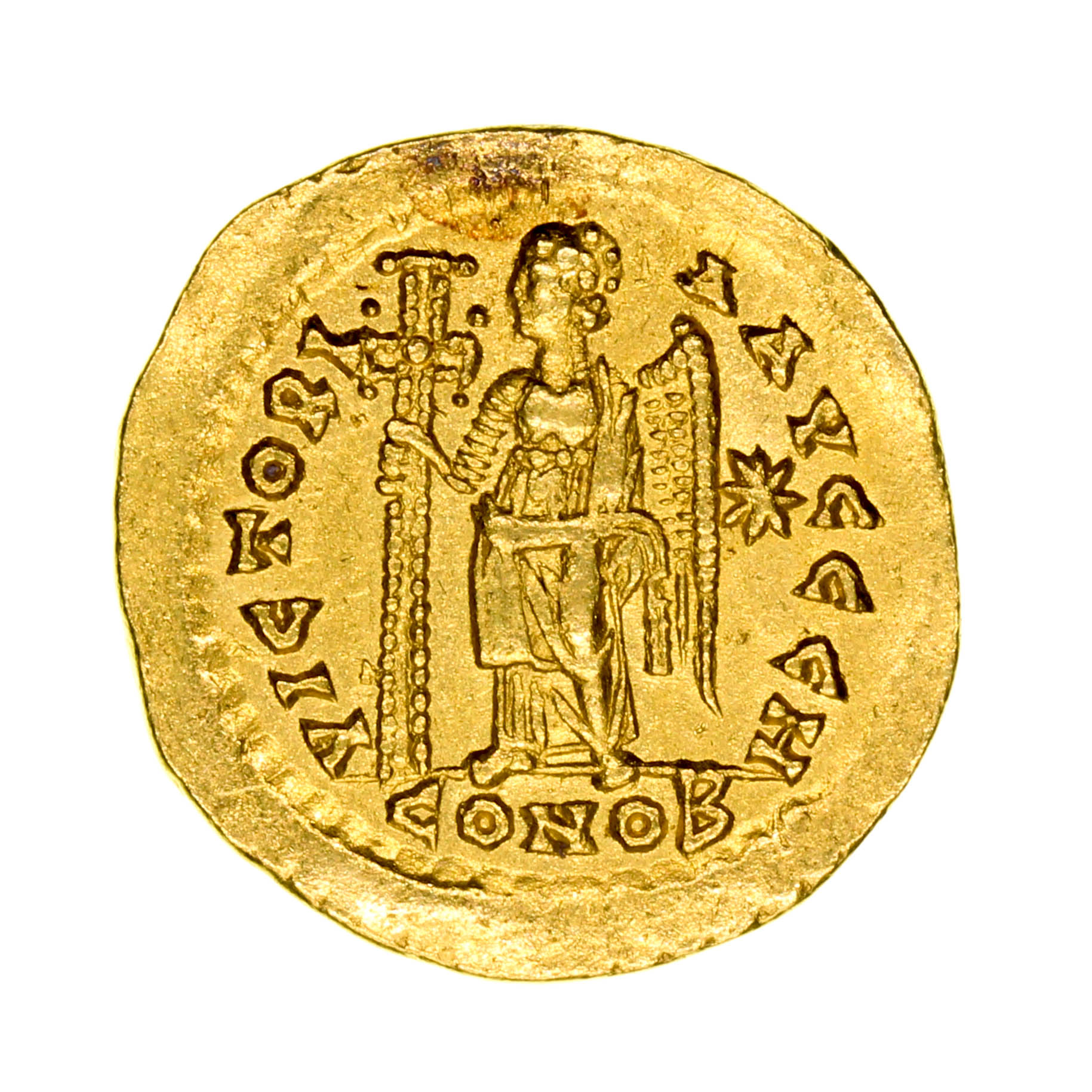 Marcian AD 450-457 Gold Solidus Constantinople - Silbury Coins ...