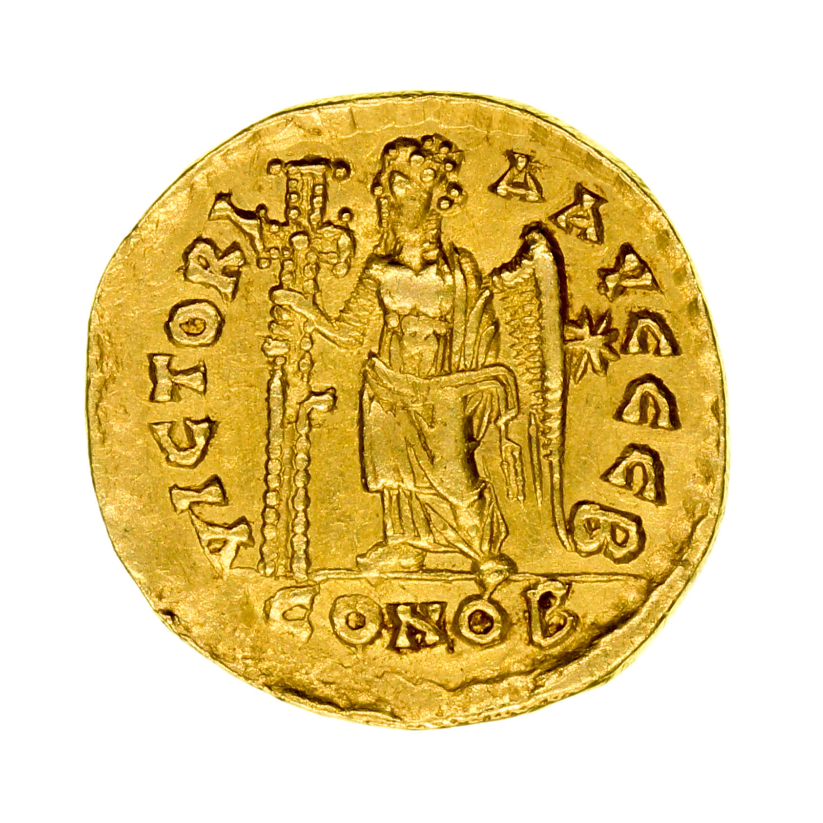 Marcian AD 450-457 Gold Solidus Constantinople - Silbury Coins ...
