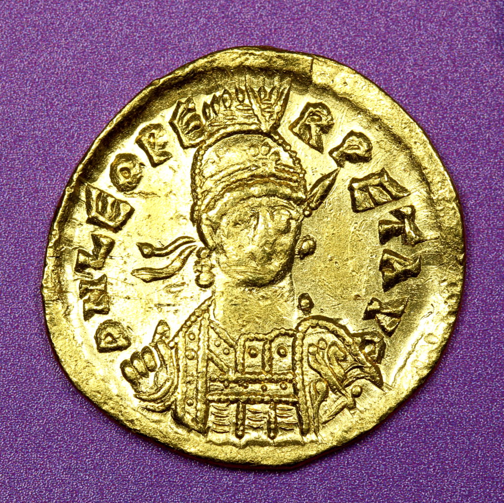 Leo I AD 457-474 Gold Solidus Constantinople - Silbury Coins : Silbury ...