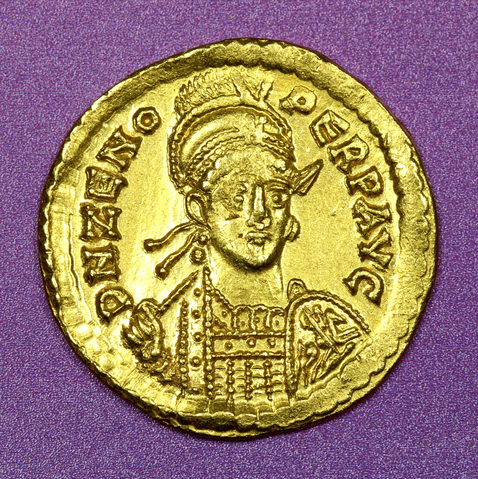 Zeno AD 474-491 Gold Solidus Constantinople - Silbury Coins : Silbury Coins