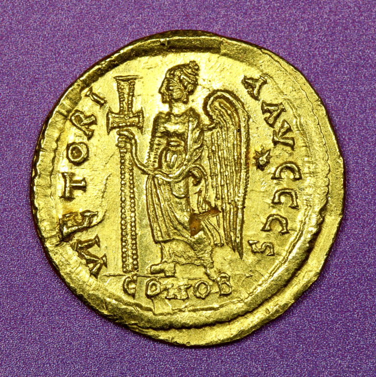 Zeno AD 474-491 Gold Solidus Constantinople - Silbury Coins : Silbury Coins