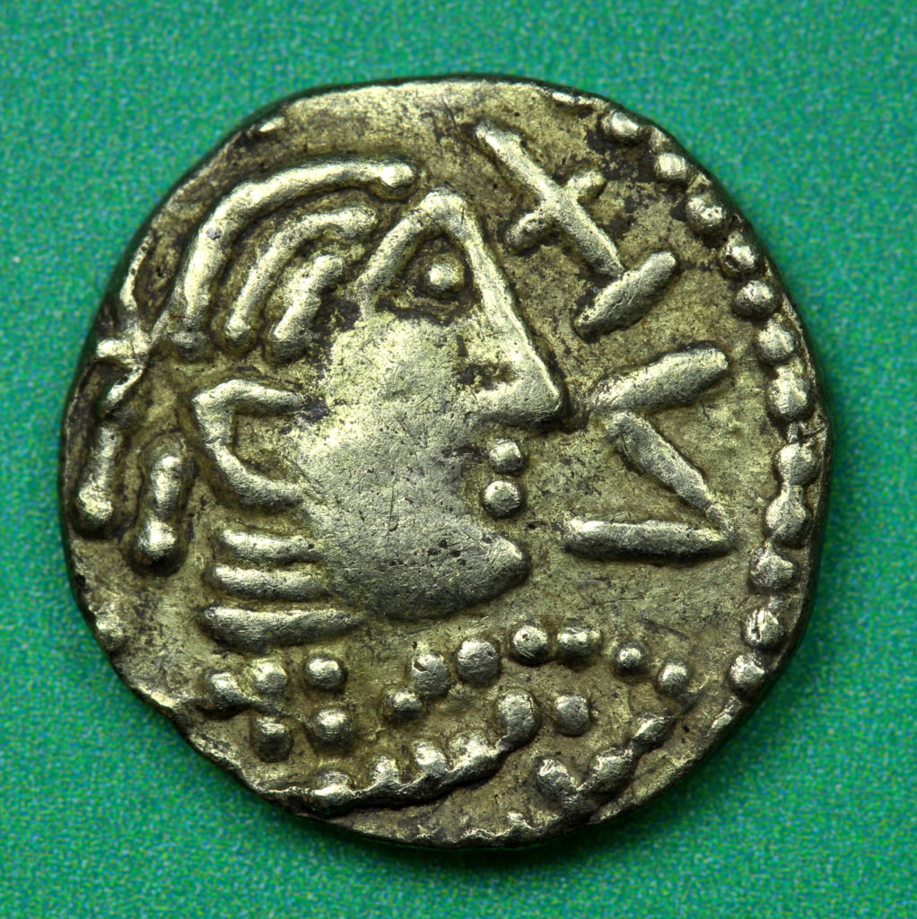 Anglo Saxon AD 655-675 Post Crondall period Gold Thrymsa (or Shilling ...