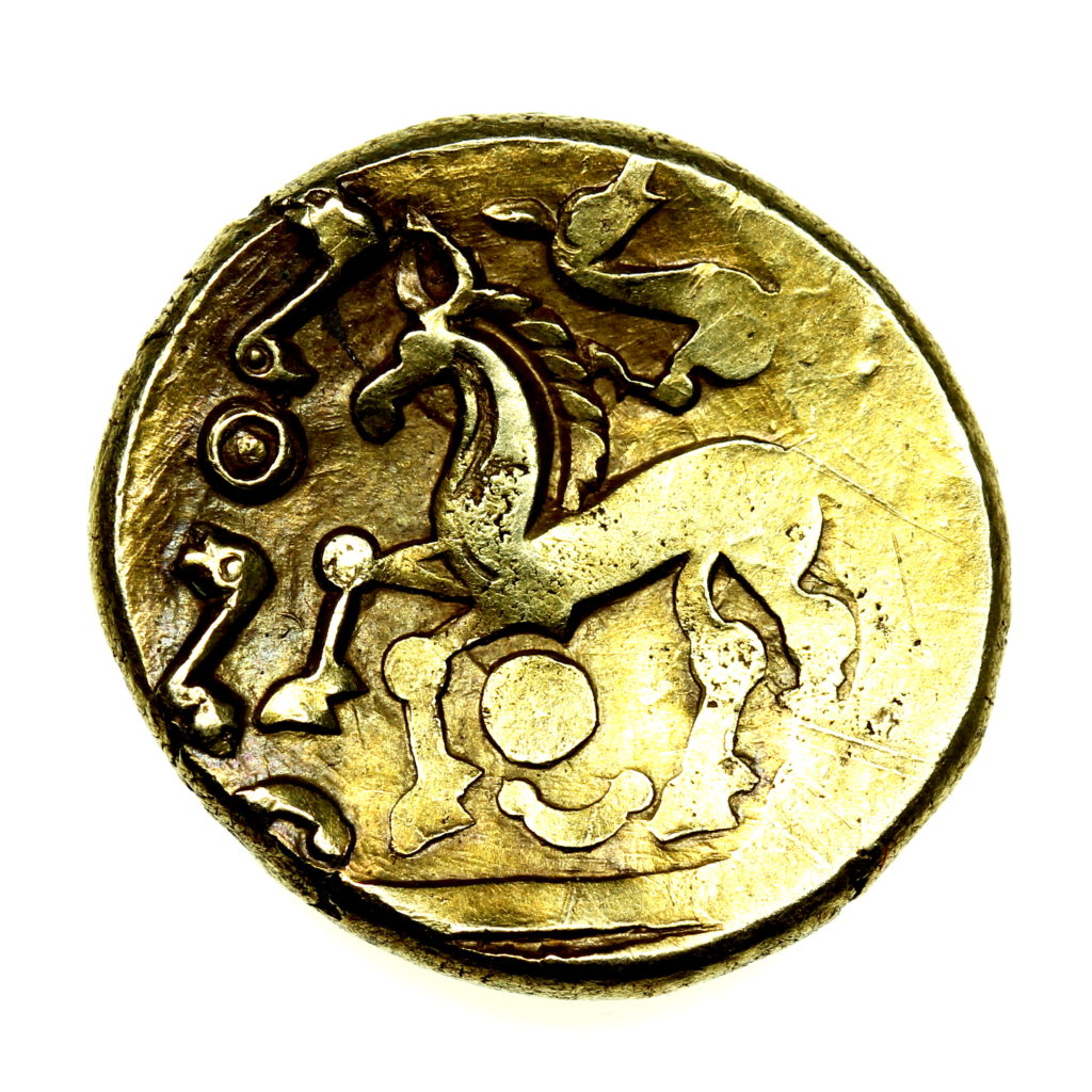 Regini 1st Century BC Gold Stater Climping type Rare - Silbury Coins ...